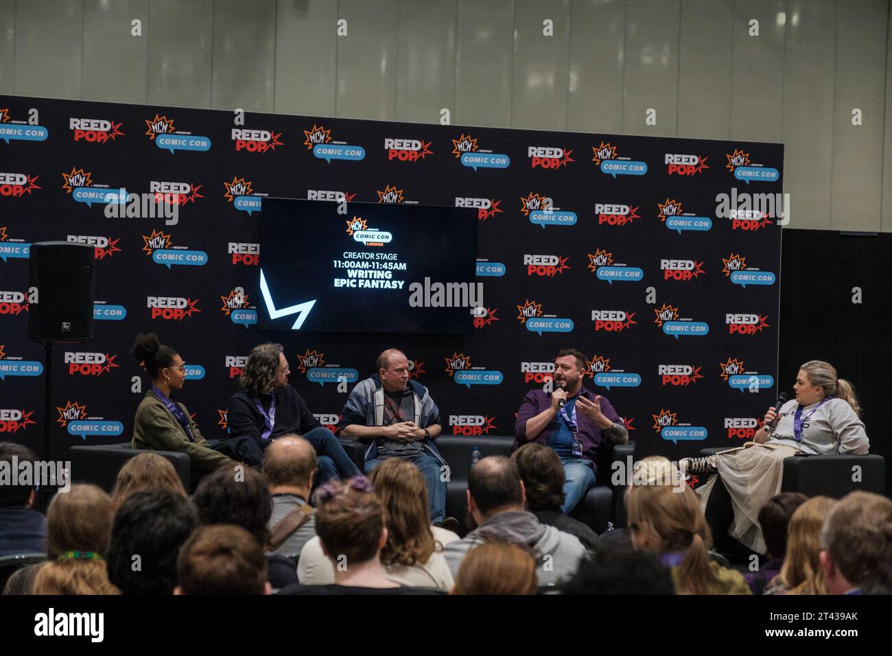 London, UK. 28th Oct 2023. Comic book, anime and video games fans ...