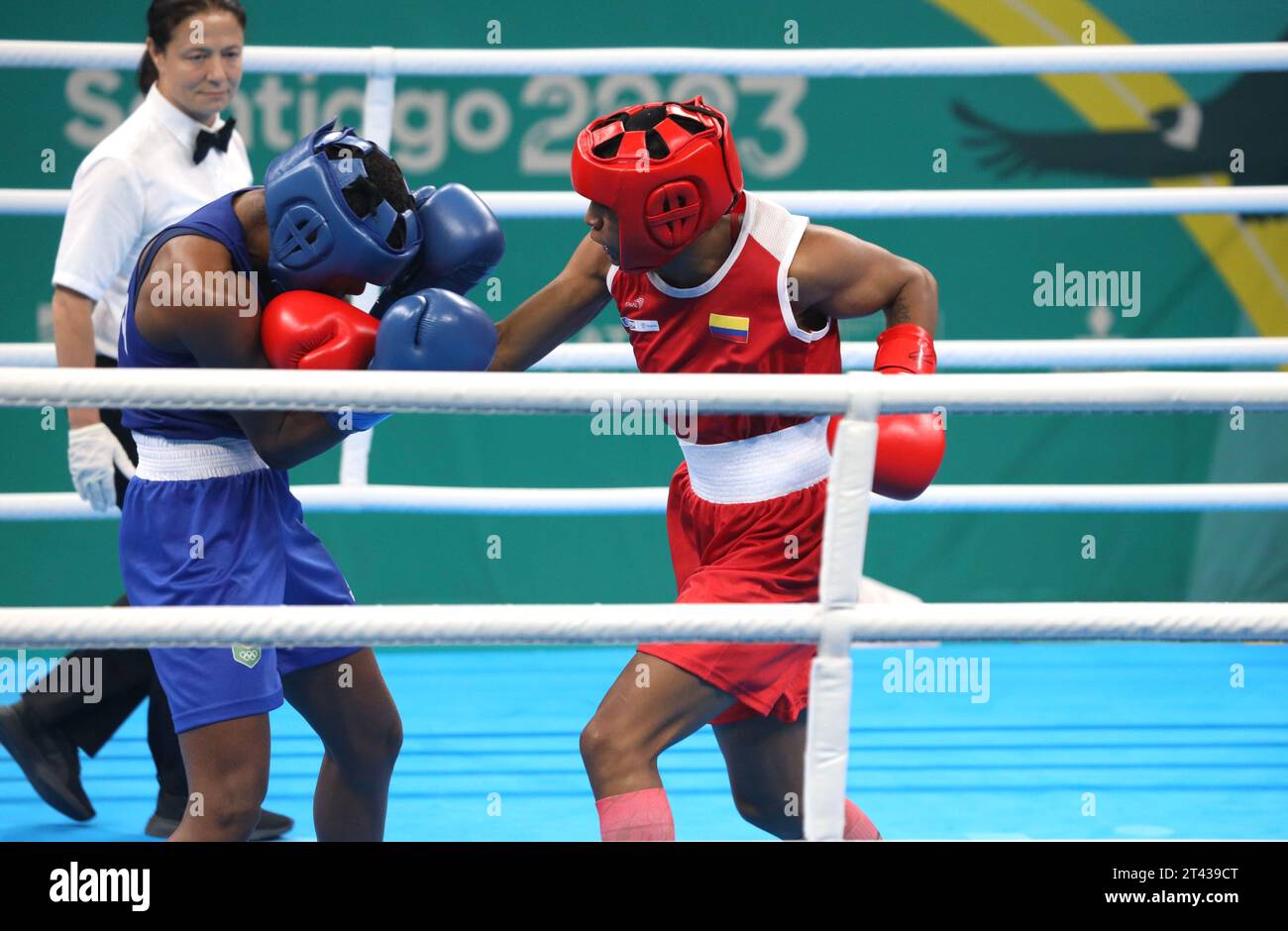 Santiago, Chile, USA. 27th Oct, 2023. SANTIAGO (CHL), 10/27/2023 - FINAL/BOXING/WOMEN/57KG/GOLD ...