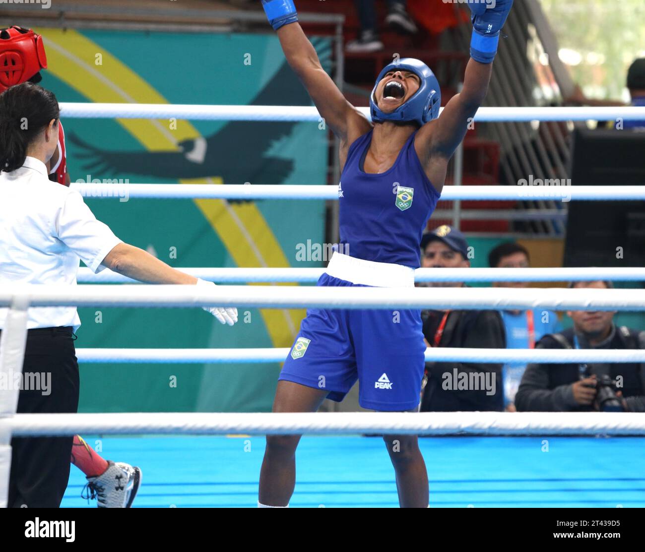 Santiago, Chile, USA. 27th Oct, 2023. SANTIAGO (CHL), 10/27/2023 - FINAL/BOXING/WOMEN/57KG/GOLD ...