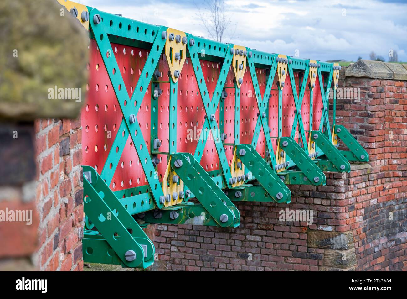 Nob End and the Meccano Bridge over the Manchester Bury Bolton Canal ...
