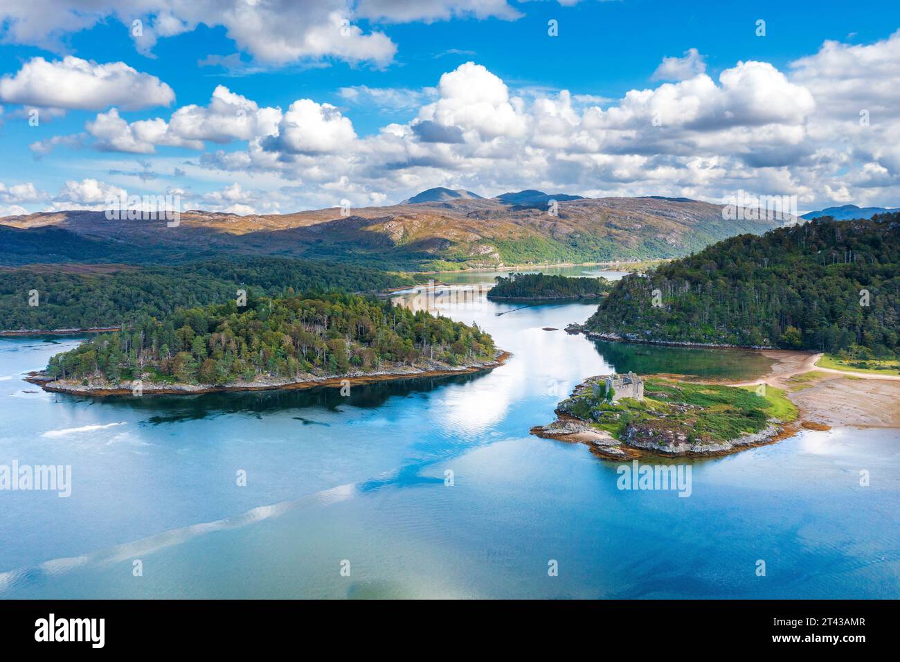 Castle tioram aerial hi-res stock photography and images - Alamy