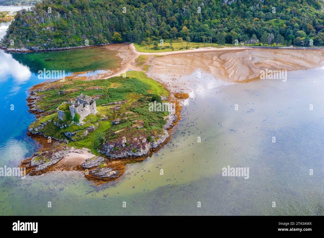 Tioram Castle, Highland, Scotland, United Kingdom. Europe Stock Photo ...