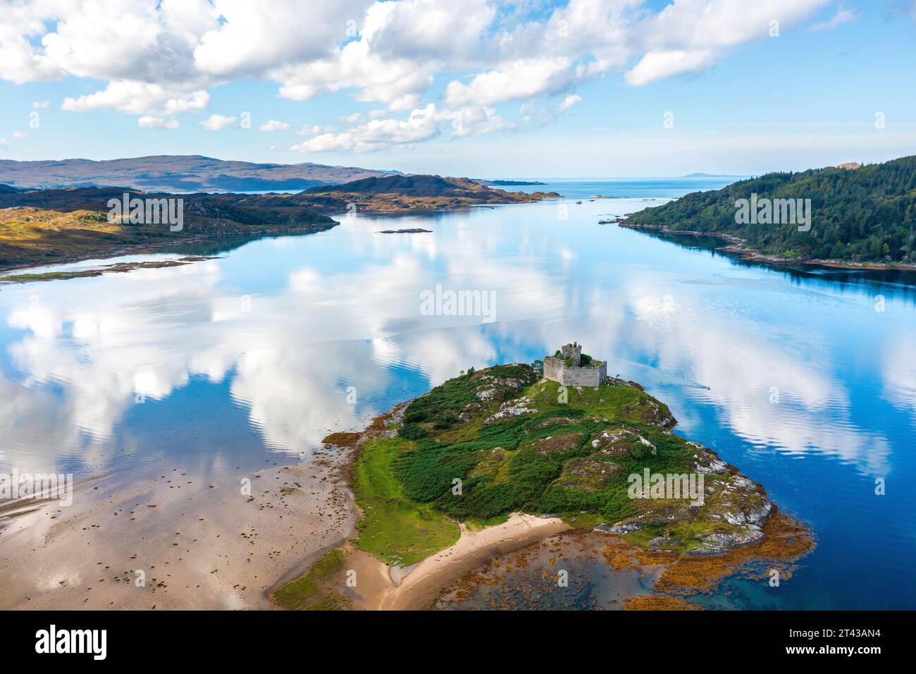 Tioram Castle, Highland, Scotland, United Kingdom. Europe Stock Photo ...
