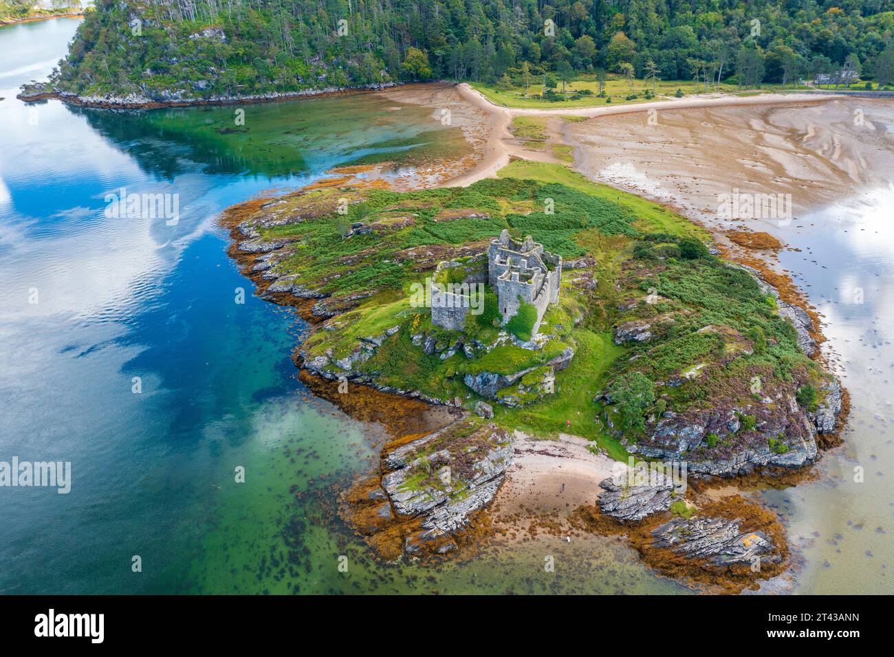 Tioram Castle, Highland, Scotland, United Kingdom. Europe Stock Photo ...