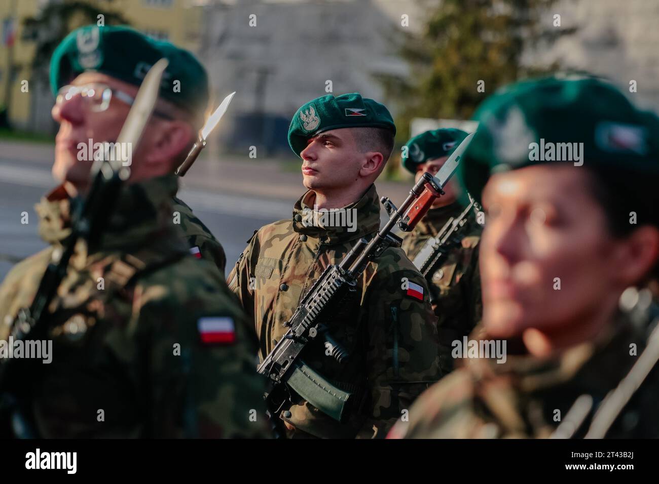 Wroclaw, Wroclaw, Poland. 28th Oct, 2023. On October 28, a ceremonial assembly was held on the ...