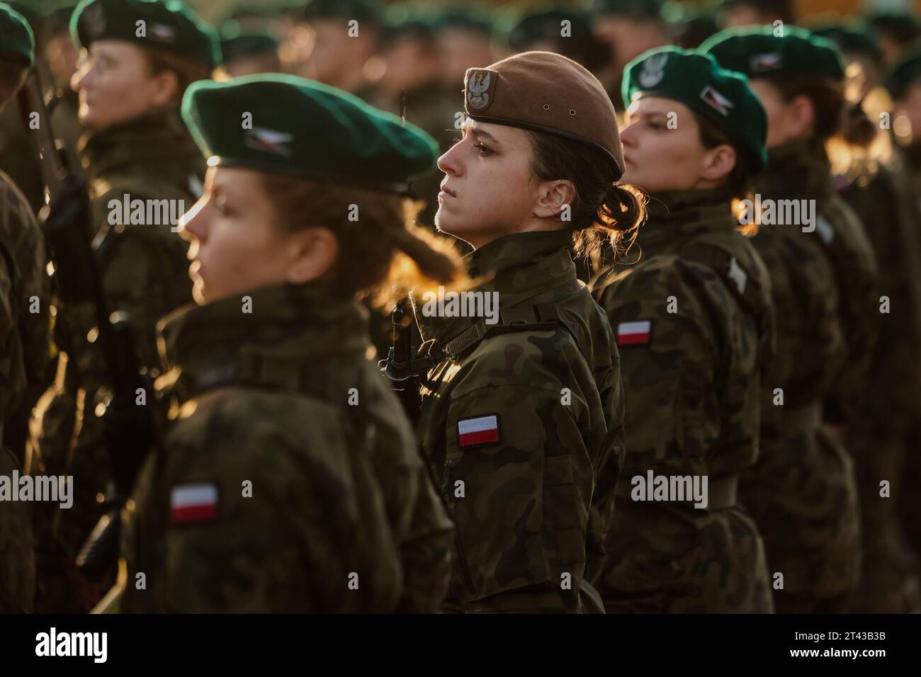 Wroclaw, Wroclaw, Poland. 28th Oct, 2023. On October 28, a ceremonial assembly was held on the ...