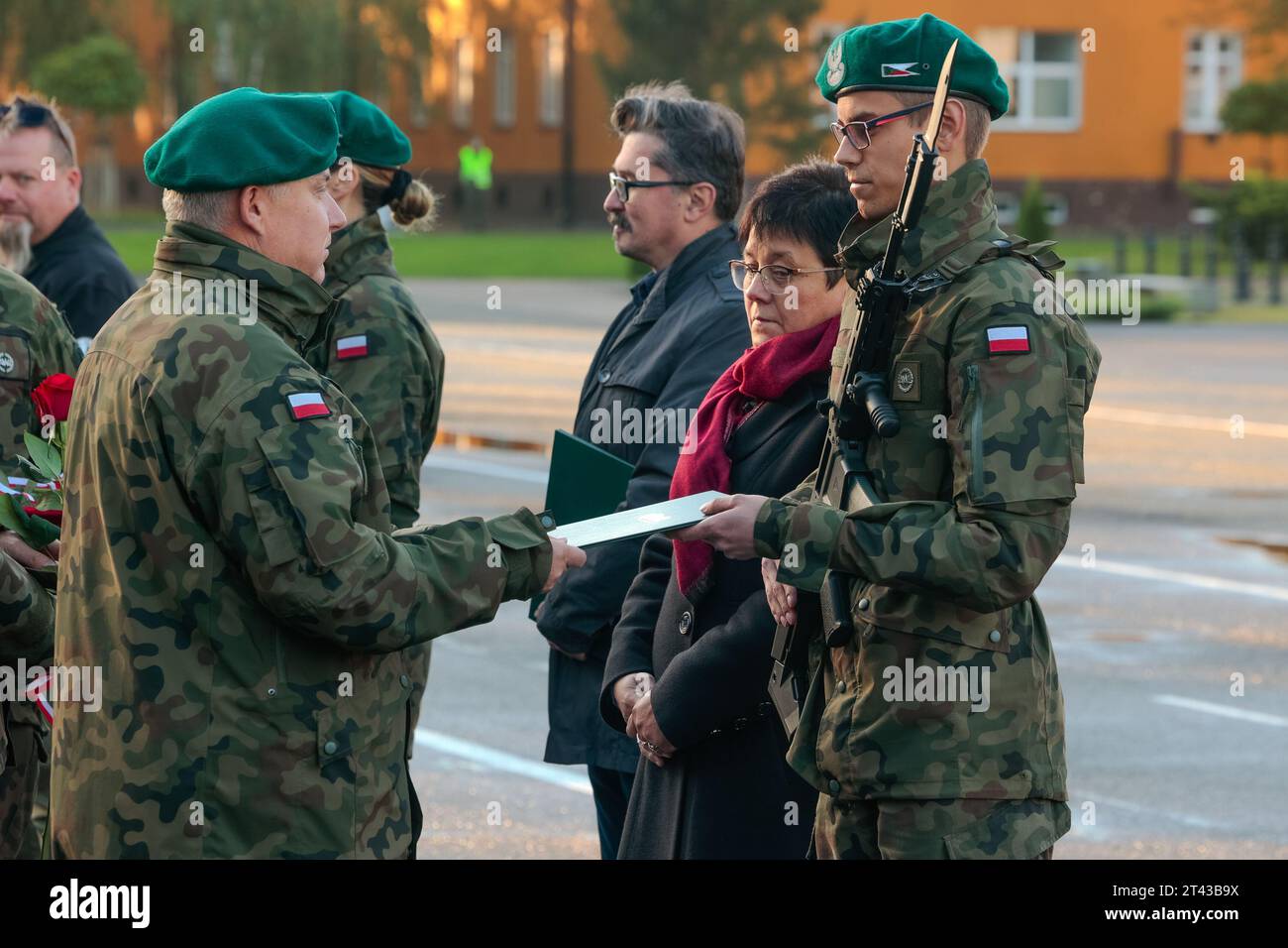 Wroclaw, Wroclaw, Poland. 28th Oct, 2023. On October 28, a ceremonial assembly was held on the ...