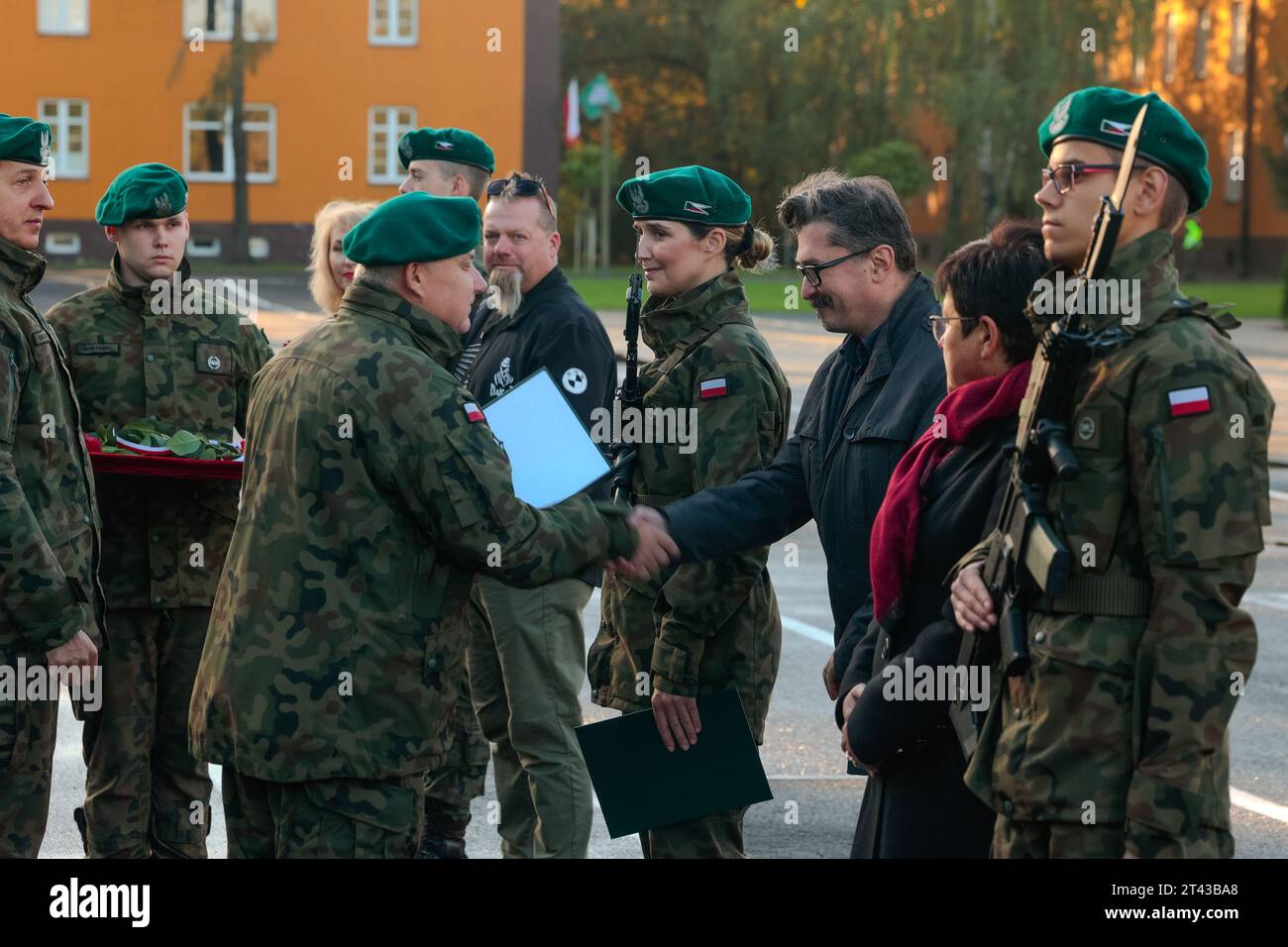 Wroclaw, Wroclaw, Poland. 28th Oct, 2023. On October 28, a ceremonial assembly was held on the ...