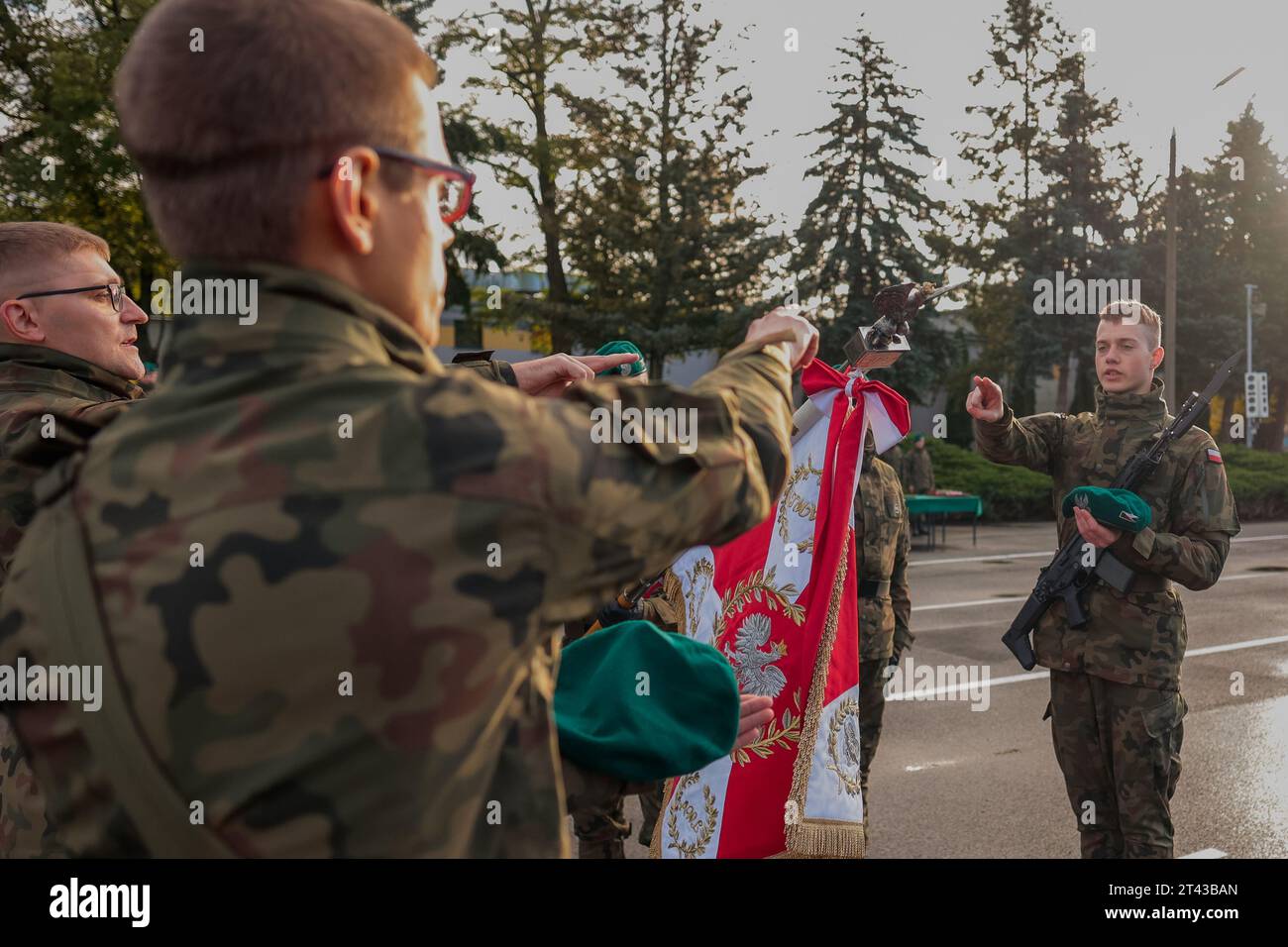 Wroclaw, Wroclaw, Poland. 28th Oct, 2023. On October 28, a ceremonial assembly was held on the ...