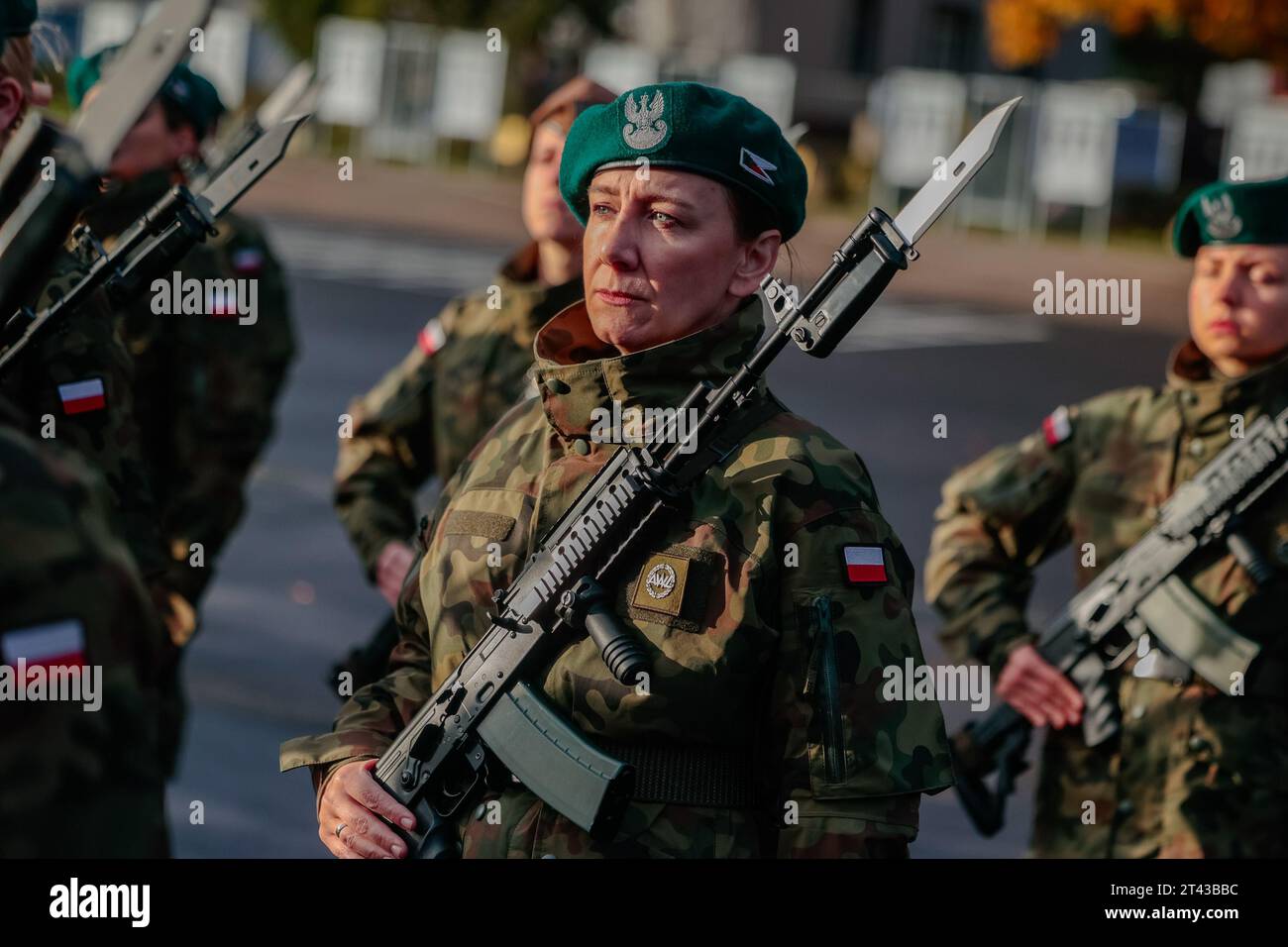 Wroclaw, Wroclaw, Poland. 28th Oct, 2023. On October 28, a ceremonial assembly was held on the ...