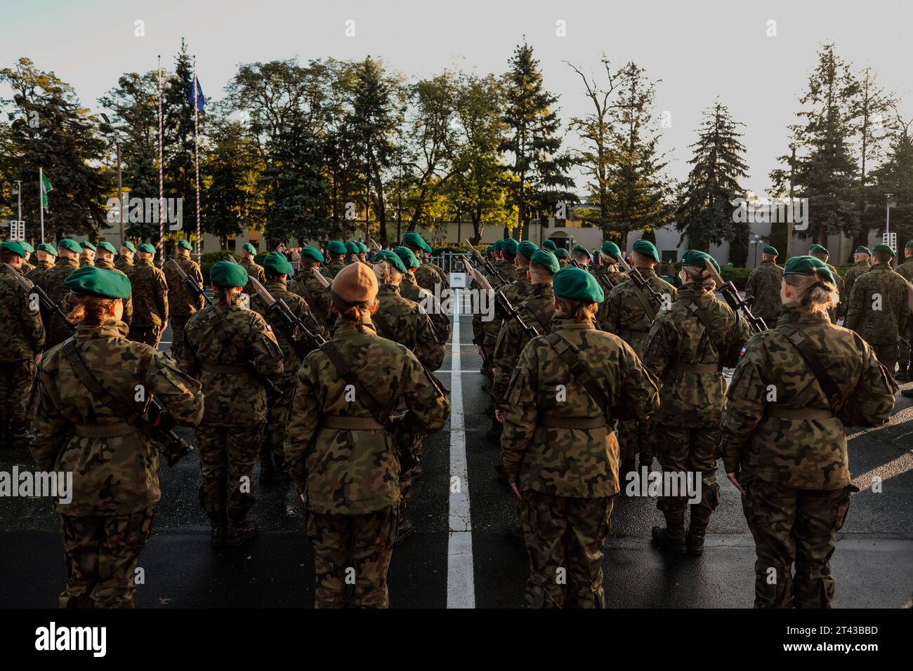 Wroclaw, Wroclaw, Poland. 28th Oct, 2023. On October 28, a ceremonial assembly was held on the ...