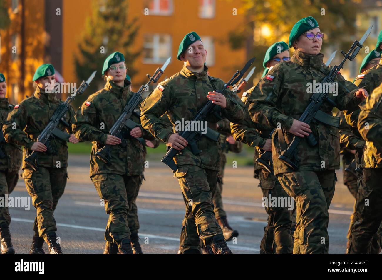 Wroclaw, Wroclaw, Poland. 28th Oct, 2023. On October 28, a ceremonial assembly was held on the ...