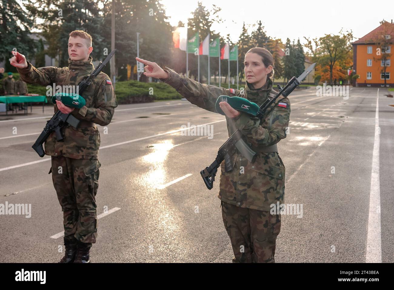 Wroclaw, Wroclaw, Poland. 28th Oct, 2023. On October 28, a ceremonial assembly was held on the ...