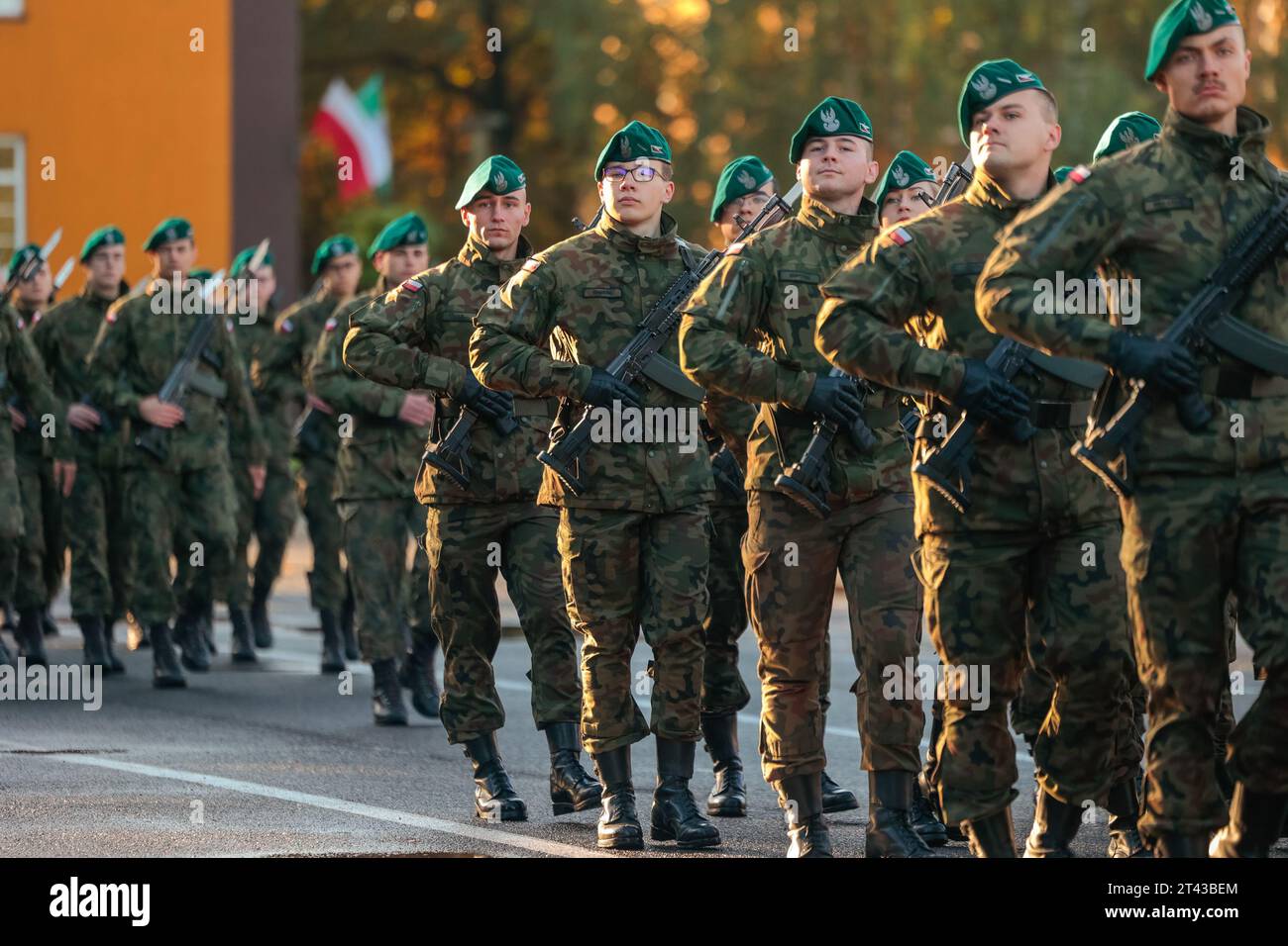 Wroclaw, Wroclaw, Poland. 28th Oct, 2023. On October 28, a ceremonial assembly was held on the ...
