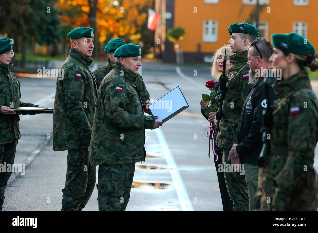 Wroclaw, Wroclaw, Poland. 28th Oct, 2023. On October 28, a ceremonial assembly was held on the ...