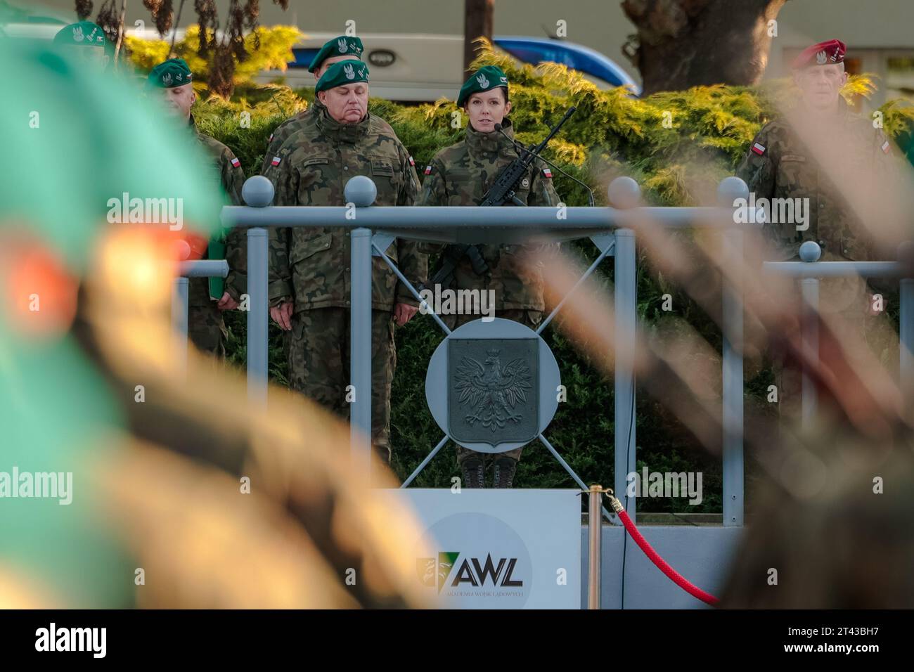 Wroclaw, Wroclaw, Poland. 28th Oct, 2023. On October 28, a ceremonial assembly was held on the ...