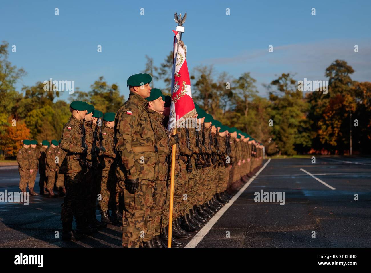 Wroclaw, Wroclaw, Poland. 28th Oct, 2023. On October 28, a ceremonial assembly was held on the ...