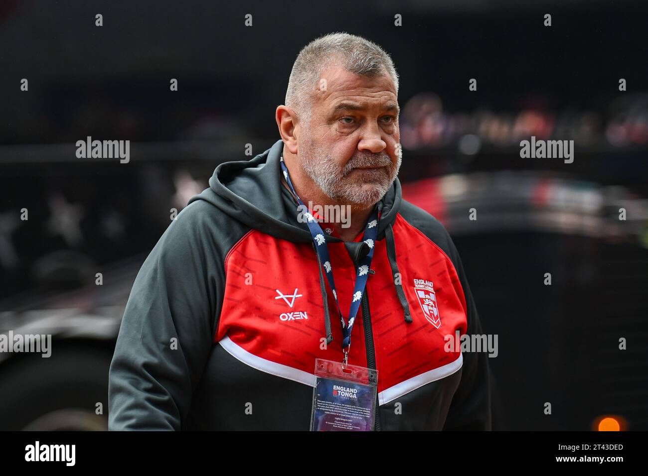 Shaun Wane Head Coach of England arrives at the stadium before the ...