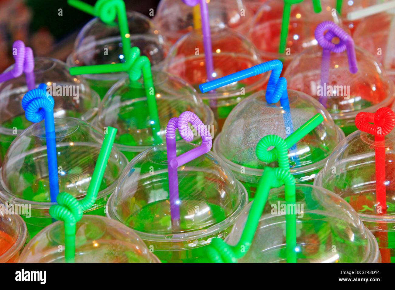 Color drinking straw, closeup of photo Stock Photo - Alamy