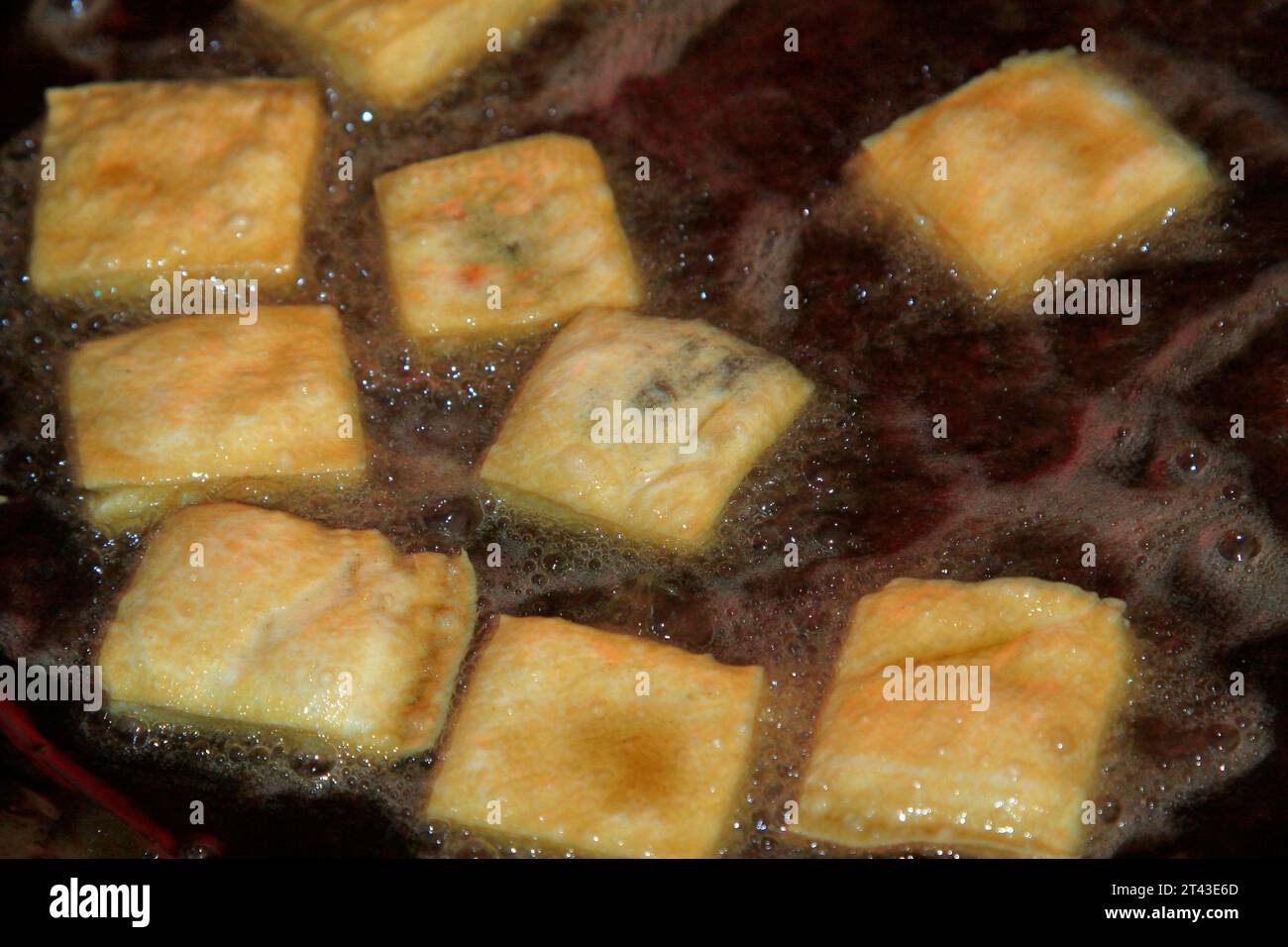Chinese traditional food -- Fried stinky tofu, closeup of photo Stock ...
