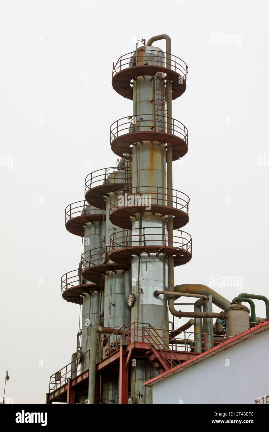 Rectification tower hi-res stock photography and images - Alamy