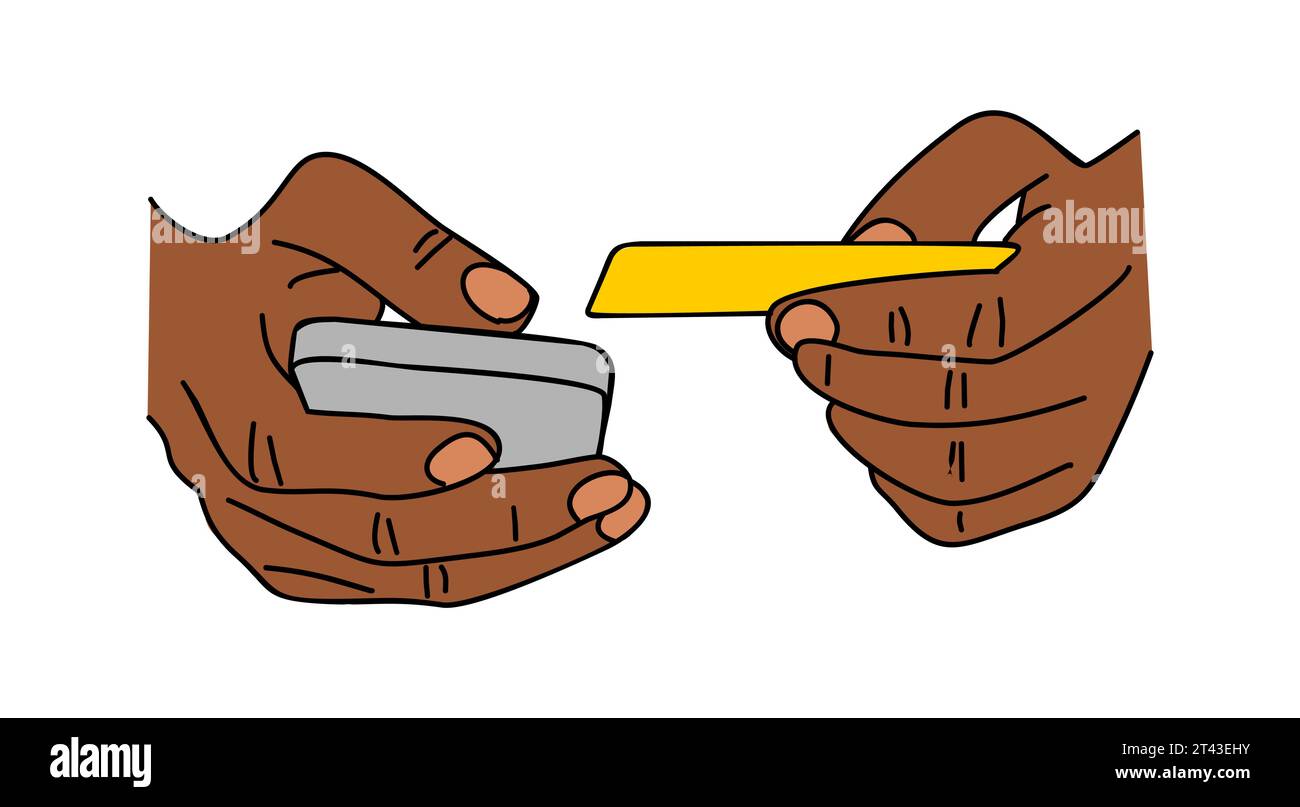 Mobile payment nfc technology Stock Vector Images - Alamy