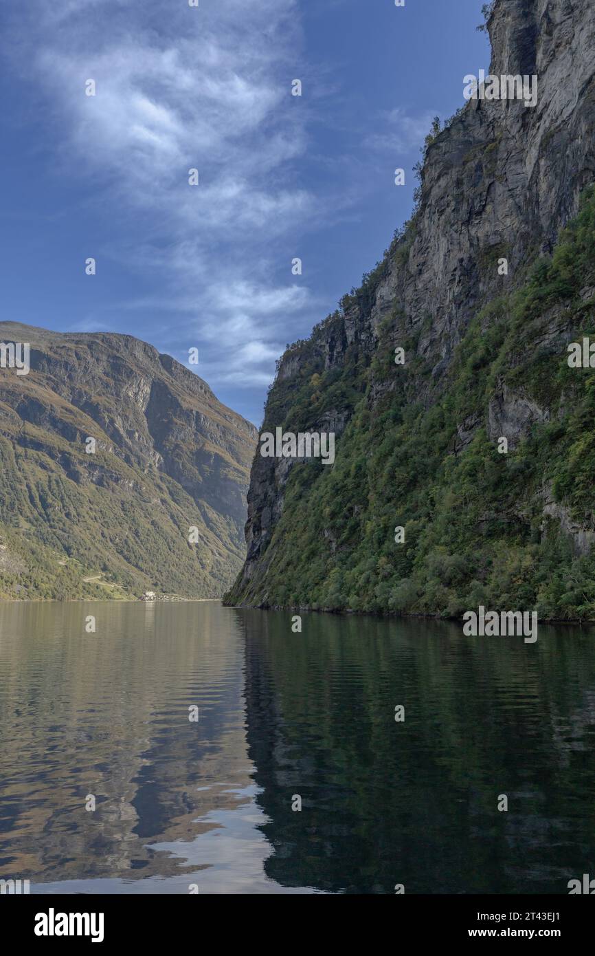 Beautiful view geiranger fjord hi-res stock photography and images - Alamy