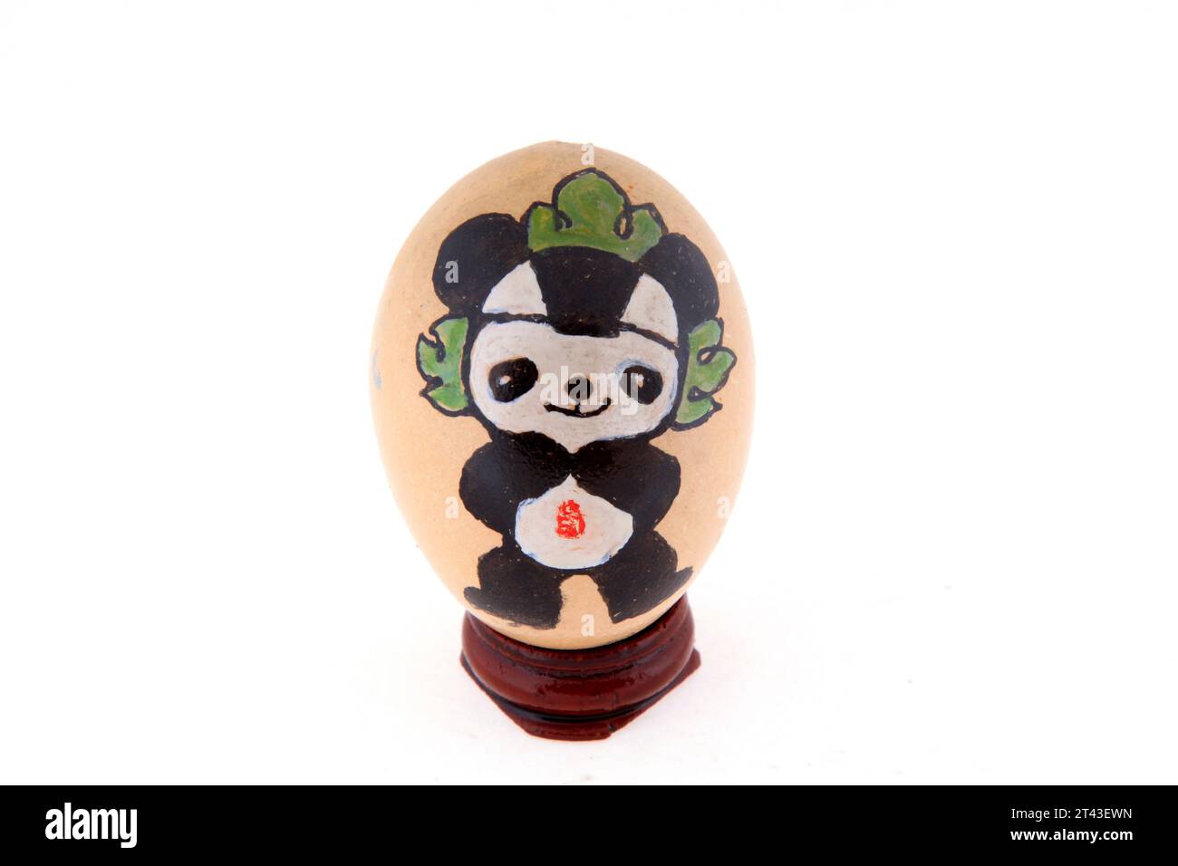 painting on eggshell, Chinese traditional arts and crafts Stock Photo ...