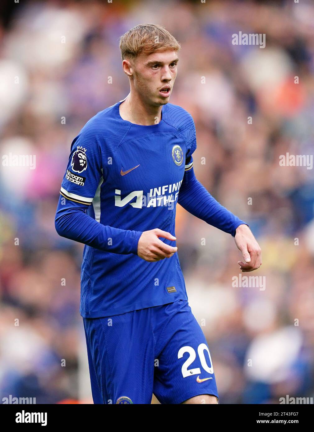 Chelsea's Cole Palmer during the Premier League match at Stamford ...