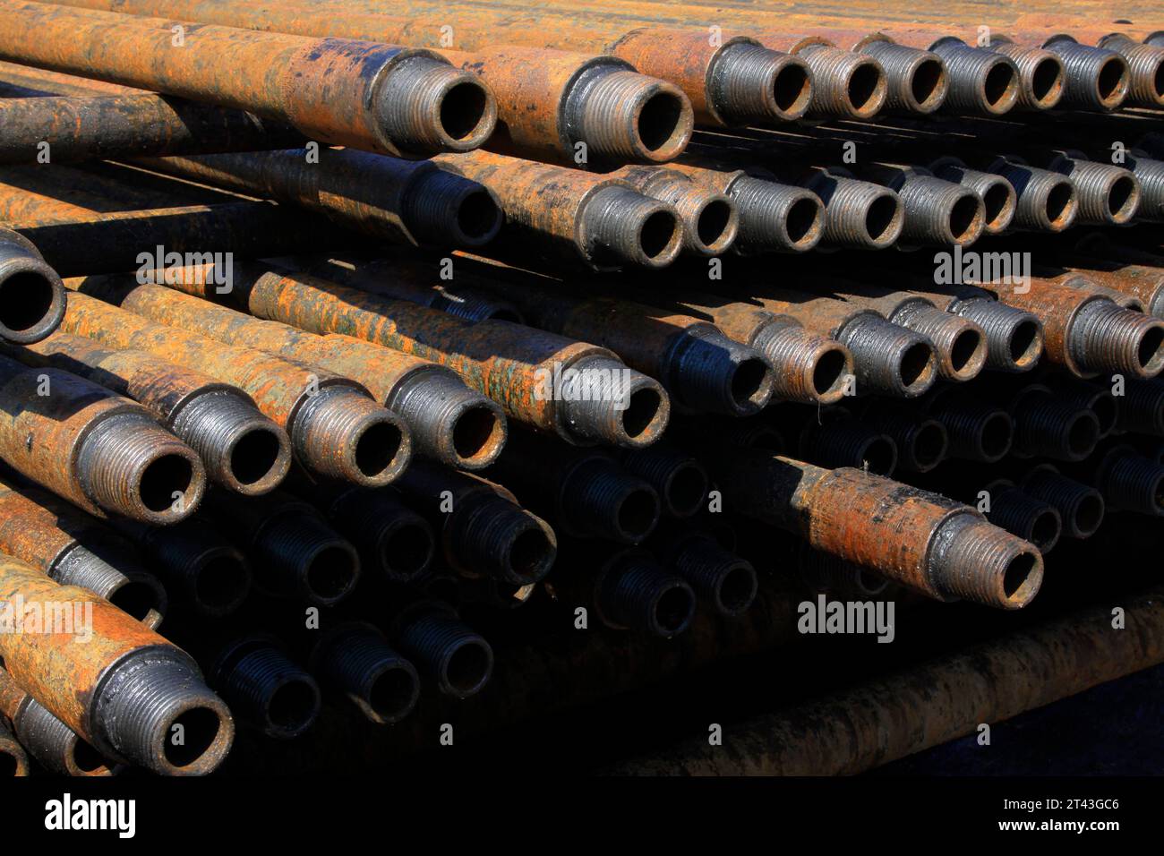 oxidation rust full of oil pipeline, closeup of photo Stock Photo - Alamy