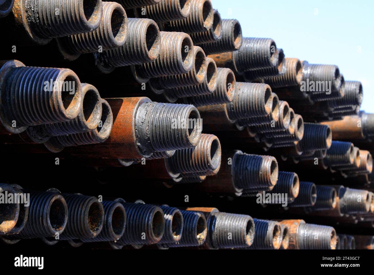 oxidation rust full of oil pipeline, closeup of photo Stock Photo - Alamy