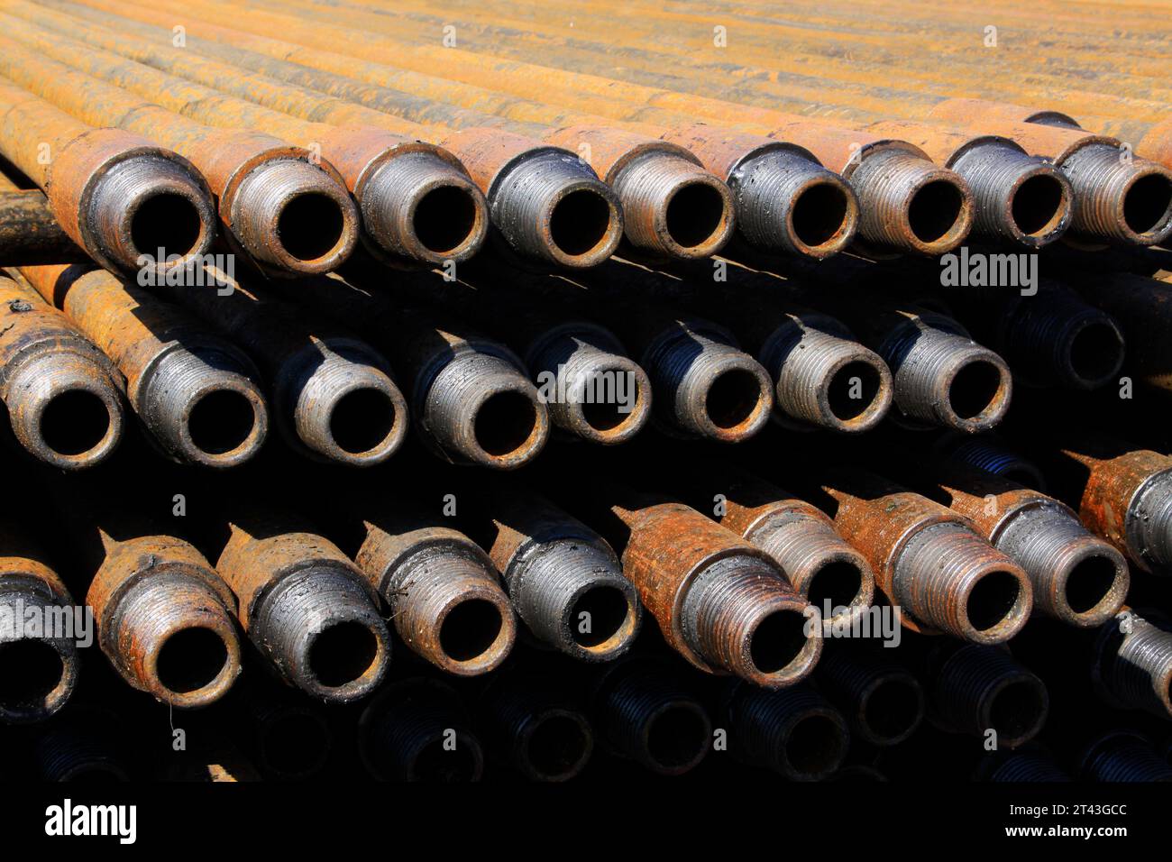 oxidation rust full of oil pipeline, closeup of photo Stock Photo - Alamy