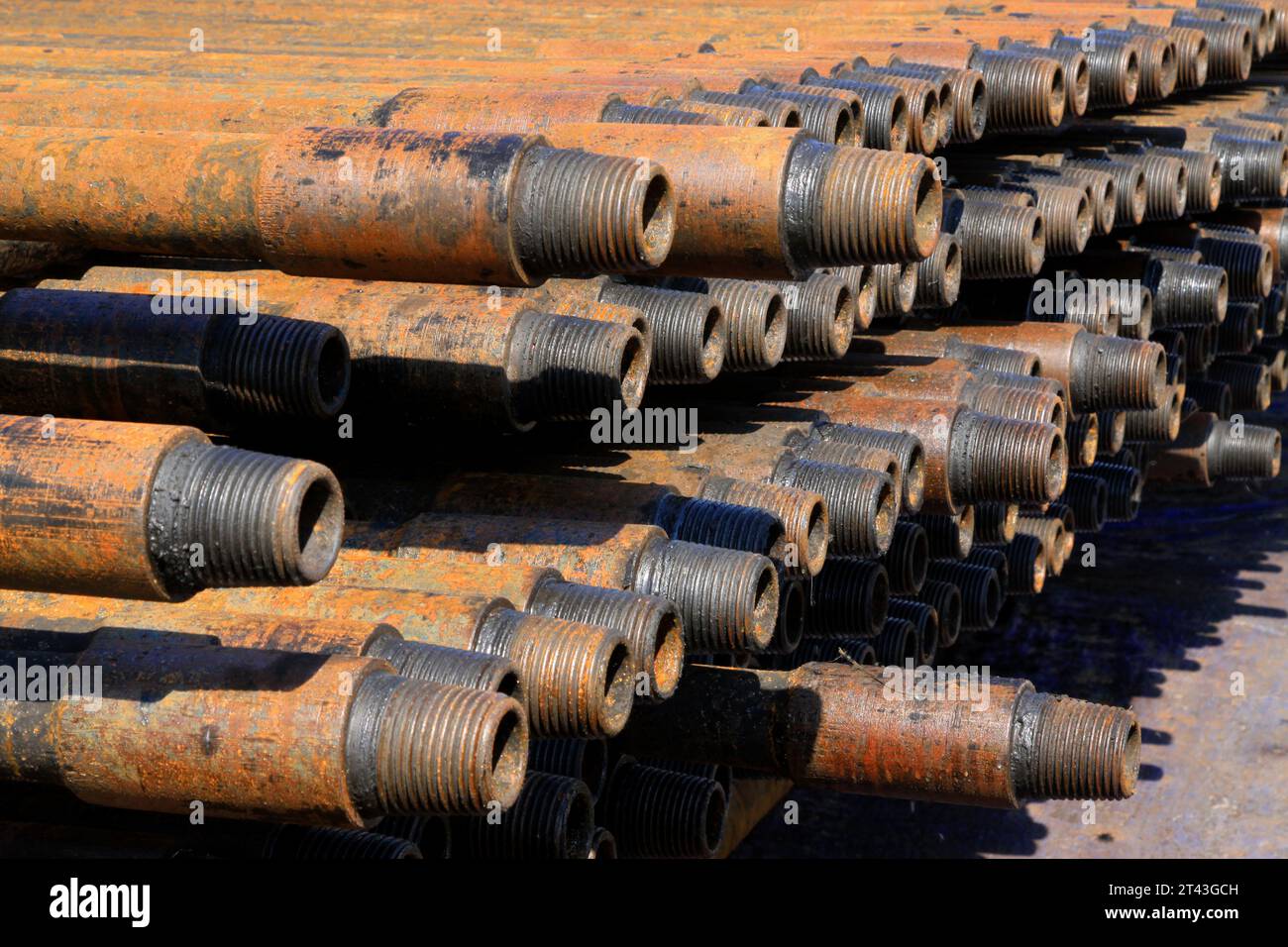 oxidation rust full of oil pipeline, closeup of photo Stock Photo - Alamy
