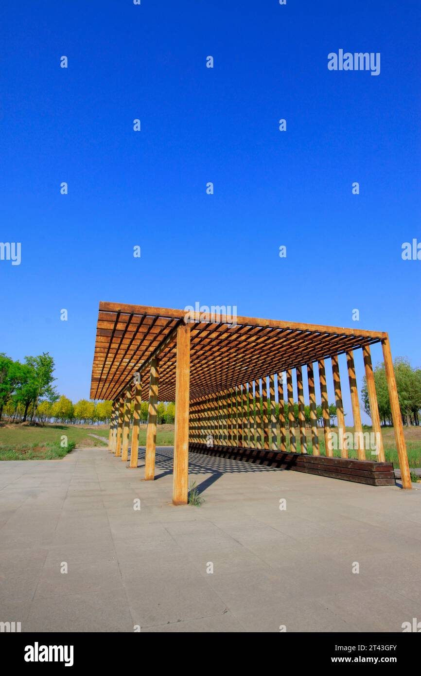 Oxidation rust steel beams in the park, closeup of photo Stock Photo ...
