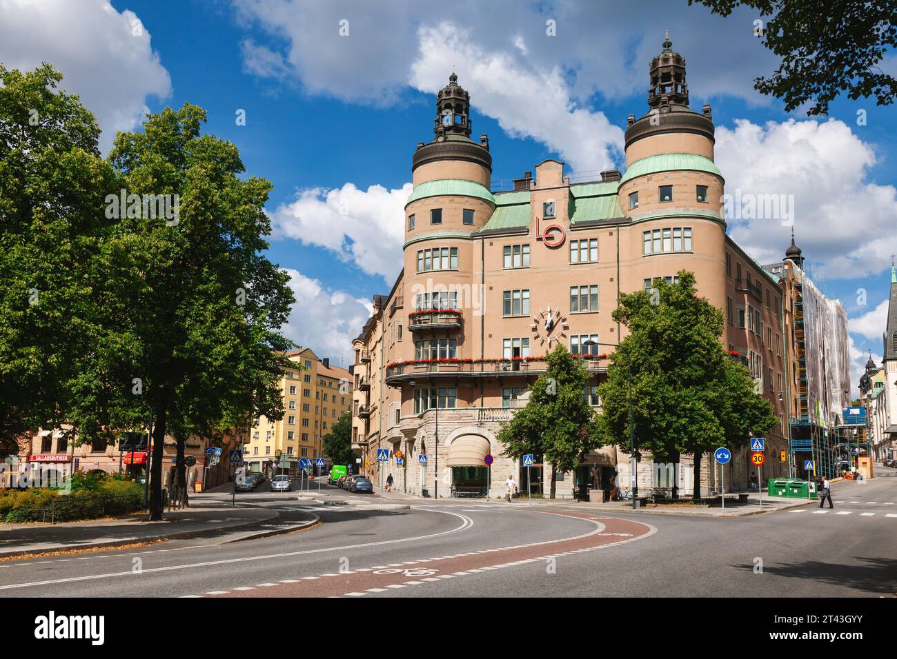 Stockholm, Sweden - Aug 1, 2011: LO-borgen (LO-castle), the Swedish ...