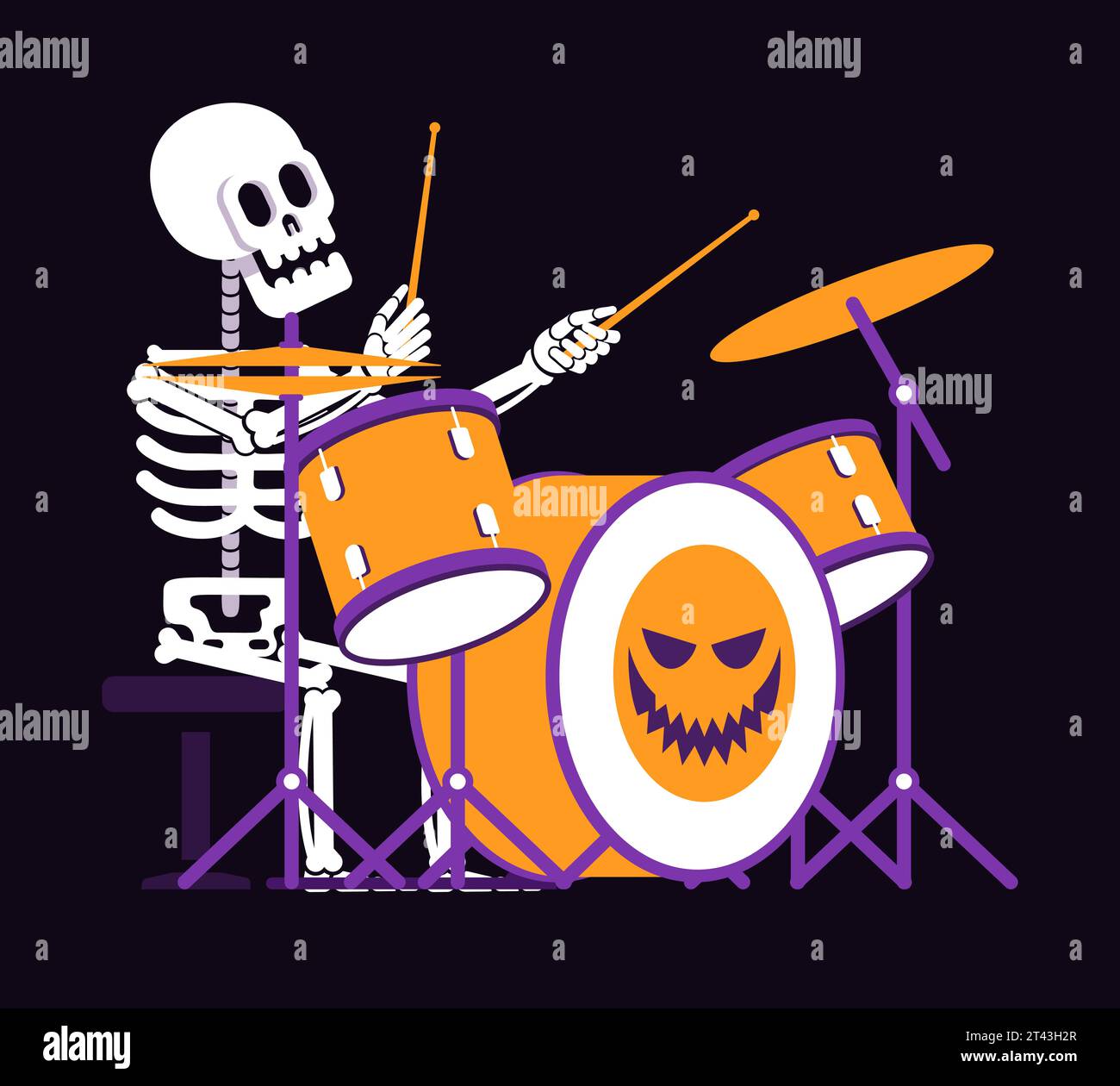 Cartoon drum hi-res stock photography and images - Alamy