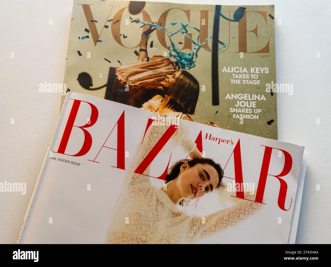 Still Life of fashion magazines, USA 2023 Stock Photo - Alamy