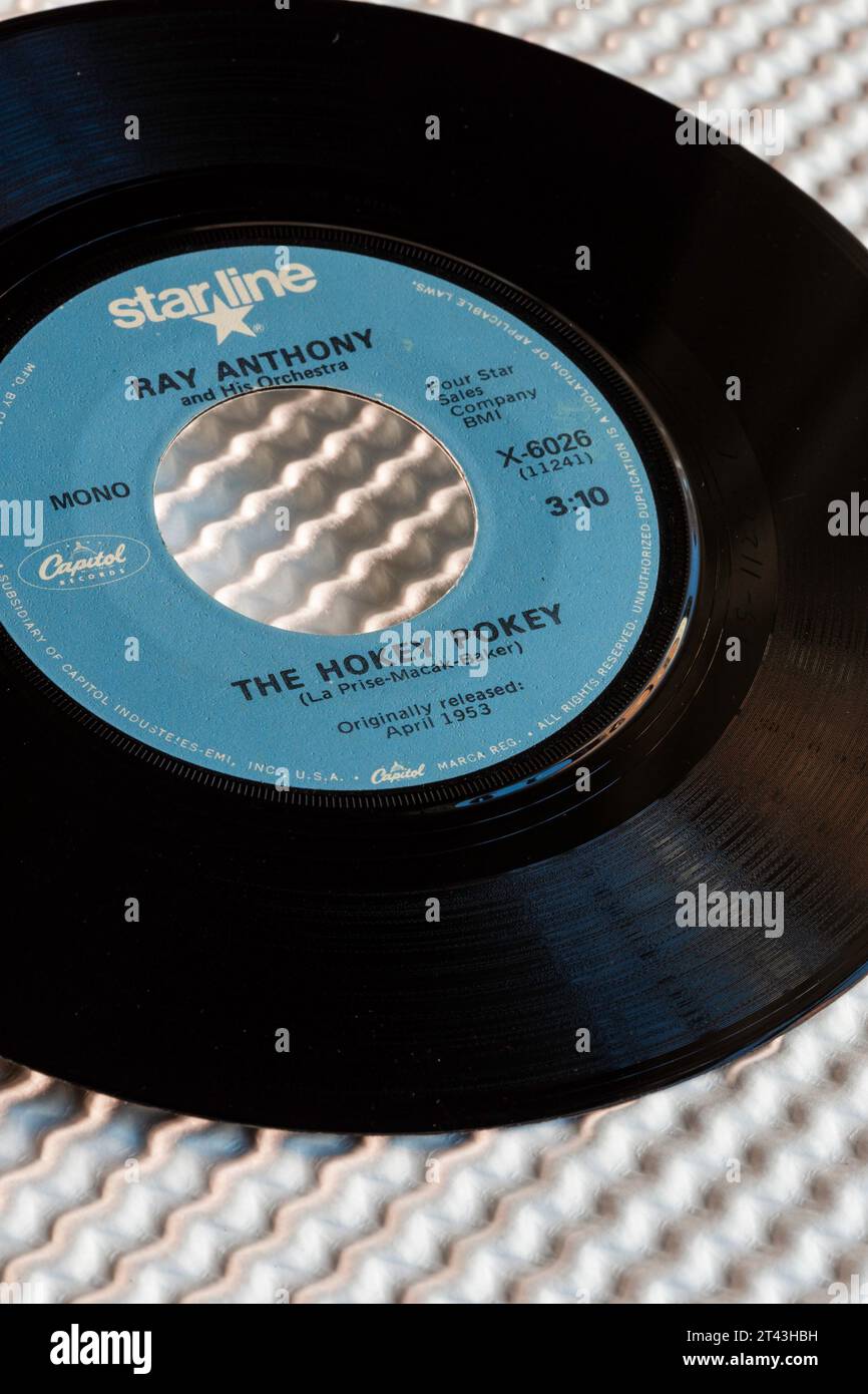 Vintage vinyl record, USA Stock Photo - Alamy