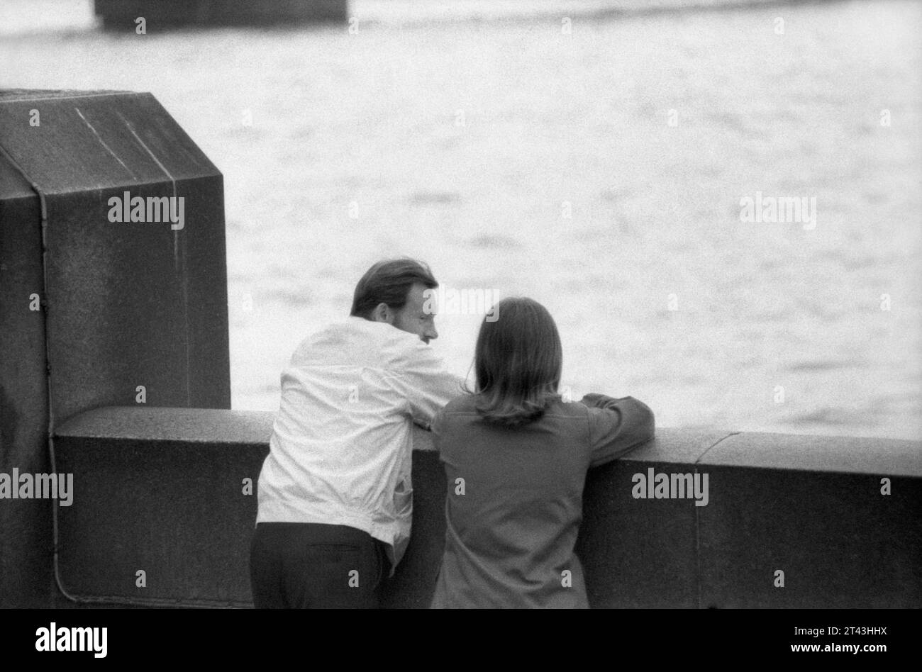 People by the river, London, England, 1971 Stock Photo - Alamy