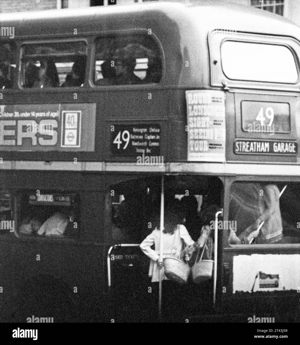 1970s london bus Black and White Stock Photos & Images - Alamy
