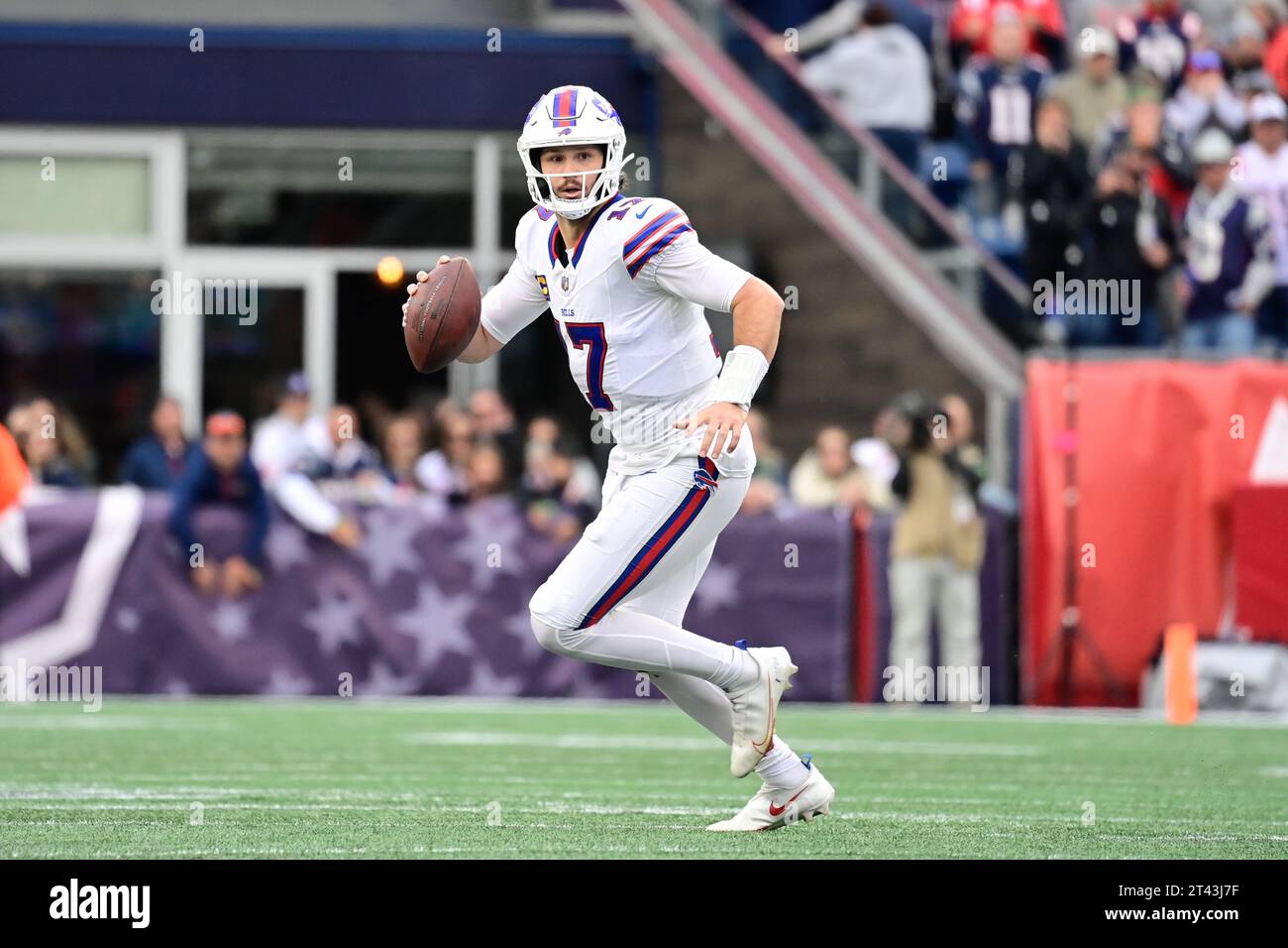 Oct 22, 2023; Buffalo Bills quarterback Josh Allen (17) in action ...