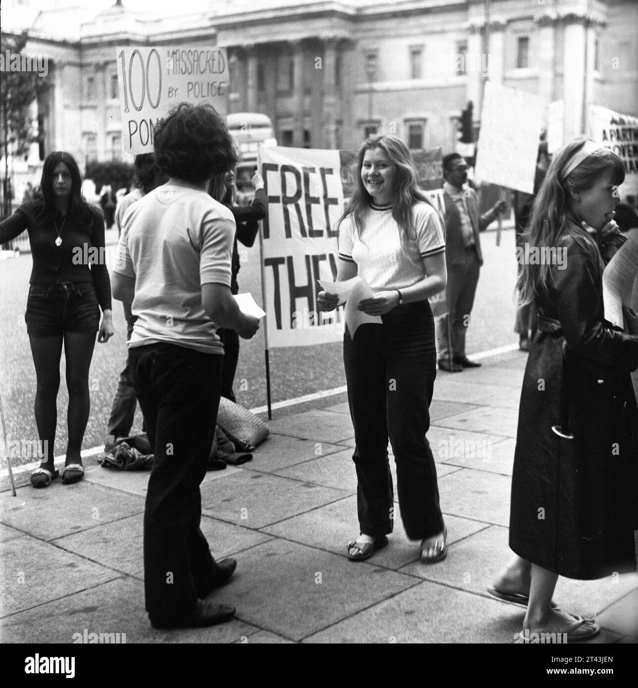 Women against apartheid Black and White Stock Photos & Images - Alamy