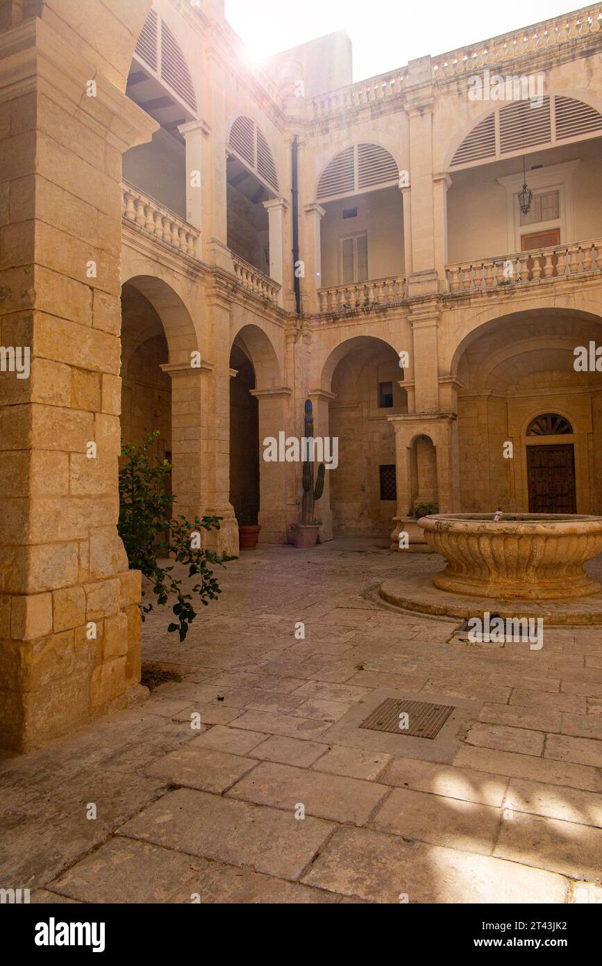 Court house and local council in Mdina, Malta Stock Photo - Alamy