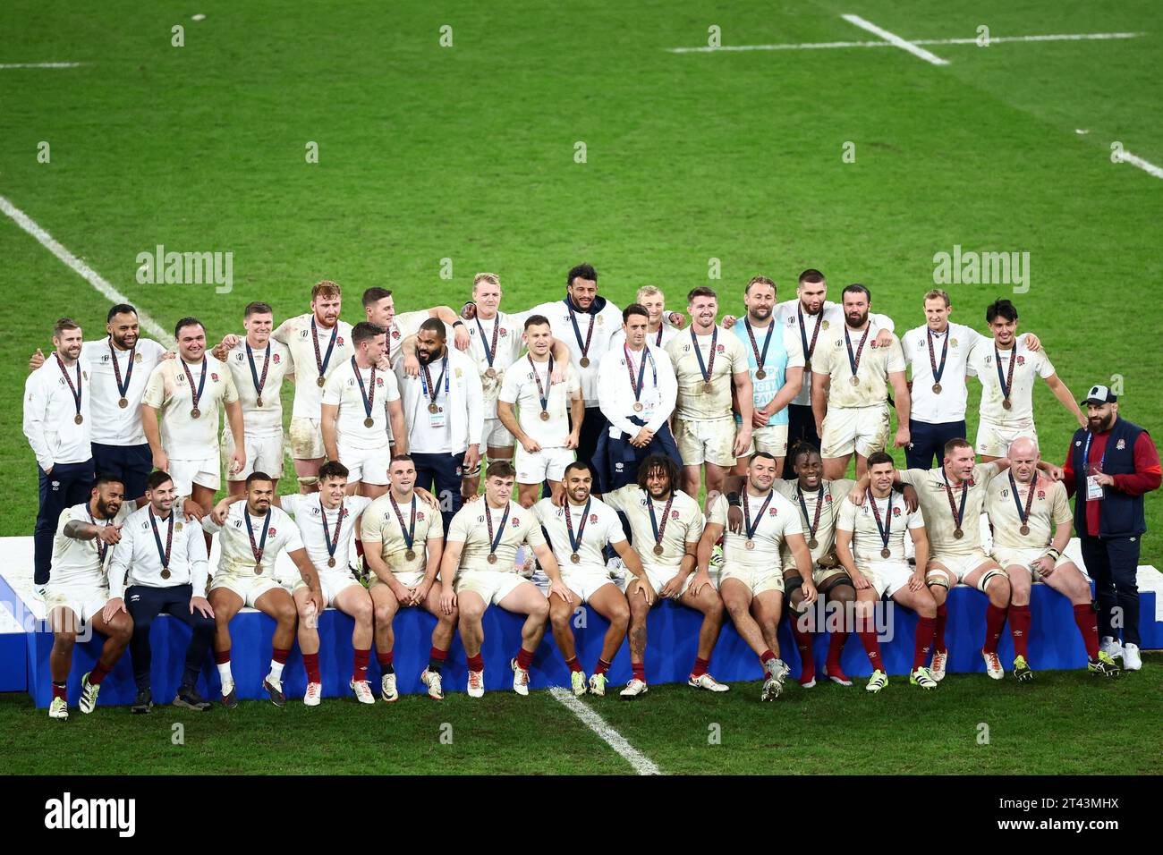 Team of England finish at the 3rd place after the Rugby World Cup ...