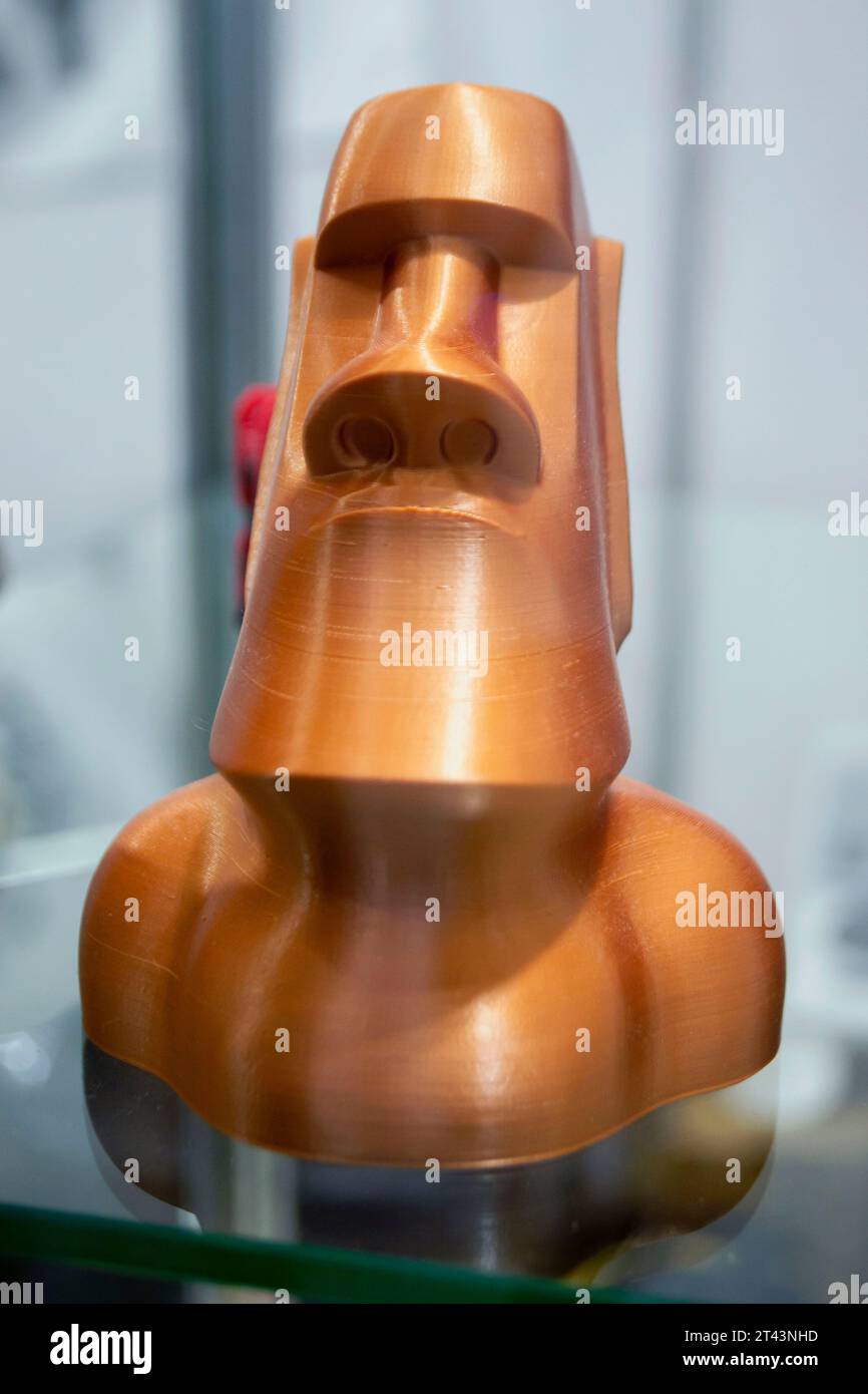 Art Object Printed On 3d Printer Model Printed On 3d Printer From Melted Plastic Object