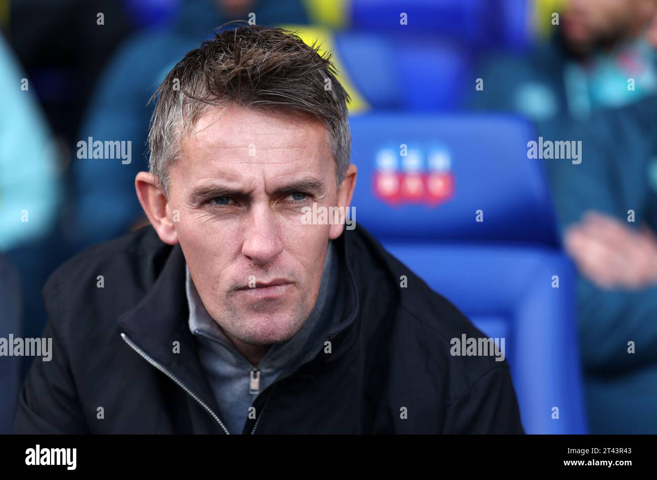 Ipswich Town manager Kieran McKenna prior to kick-off before the Sky ...
