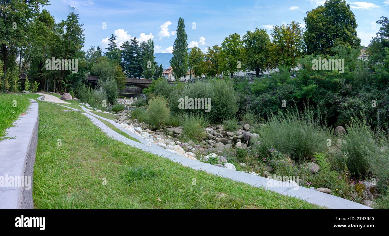 landscape of Gola di Lana natural beauty at the end of Val d'Ultimo ...