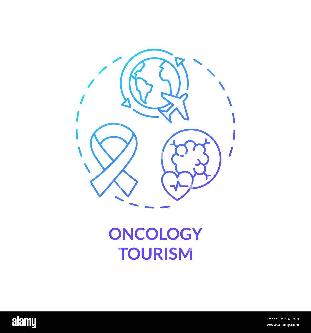 Thin line gradient icon oncology tourism concept Stock Vector Image ... Thin line gradient icon oncology tourism concept Stock Vector Image ...
