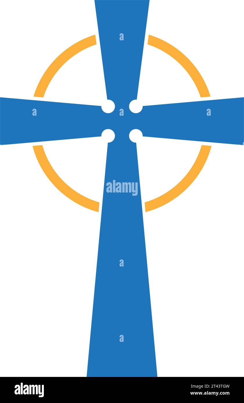 Church symbol logo design illustration Stock Vector Image & Art - Alamy