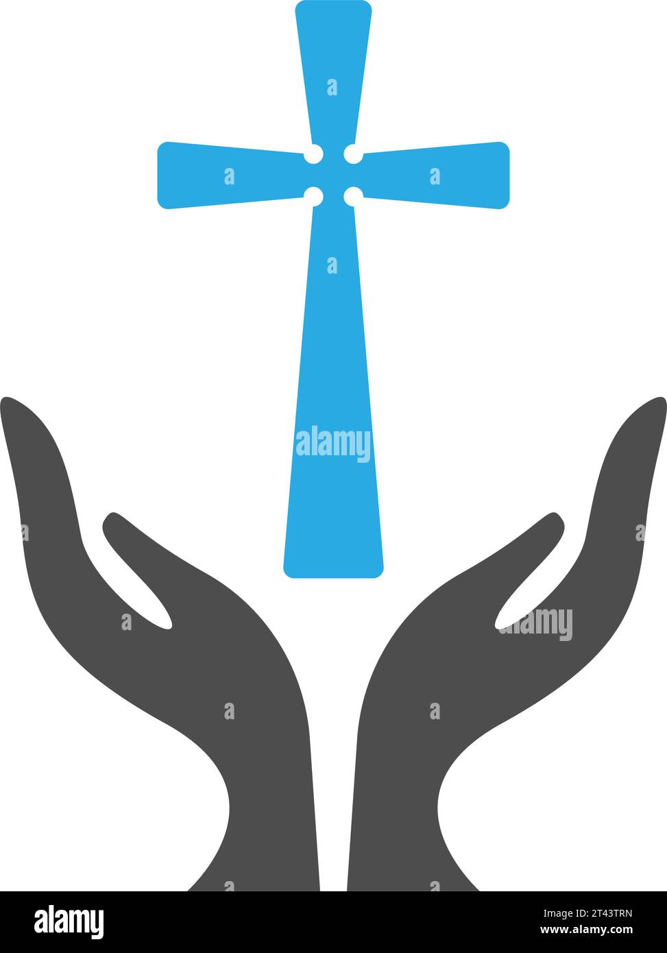 Church symbol logo design illustration Stock Vector Image & Art - Alamy